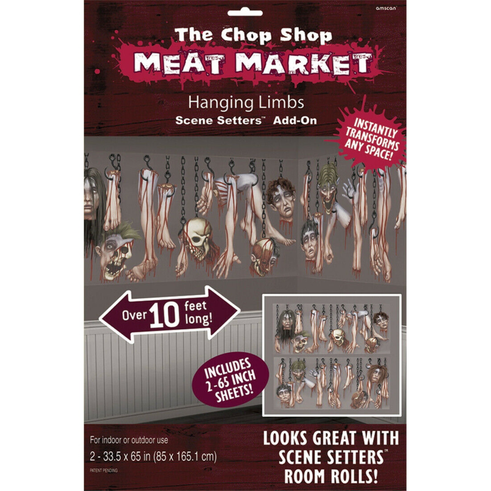 Chop Shop Body Parts Scene Setter - Discount Party Supplies