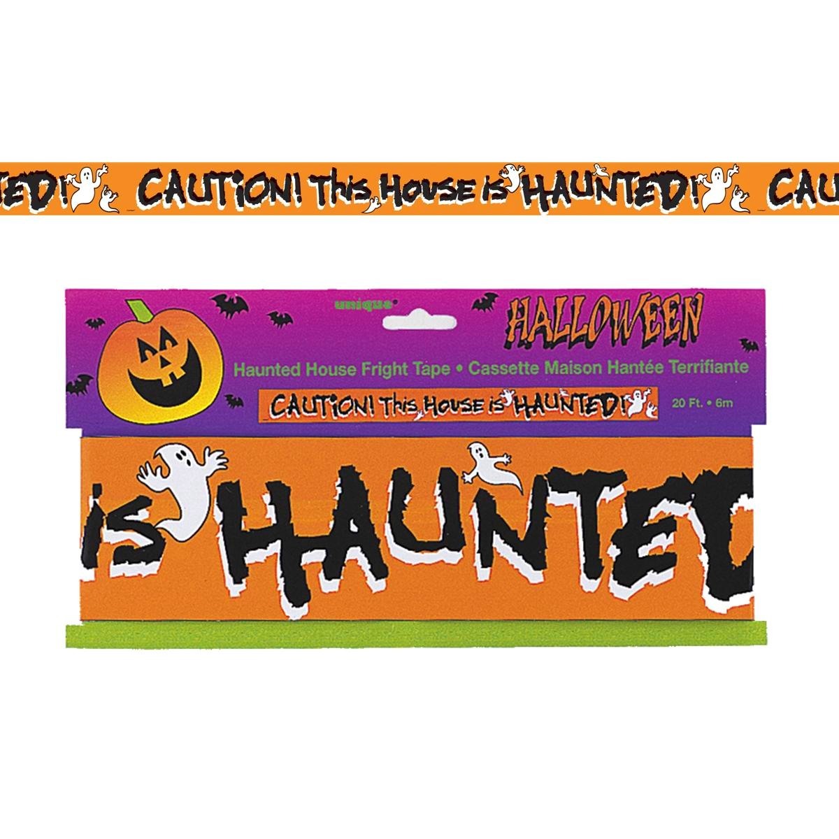 Caution This House Is Haunted Party Tape - Discount Party Supplies