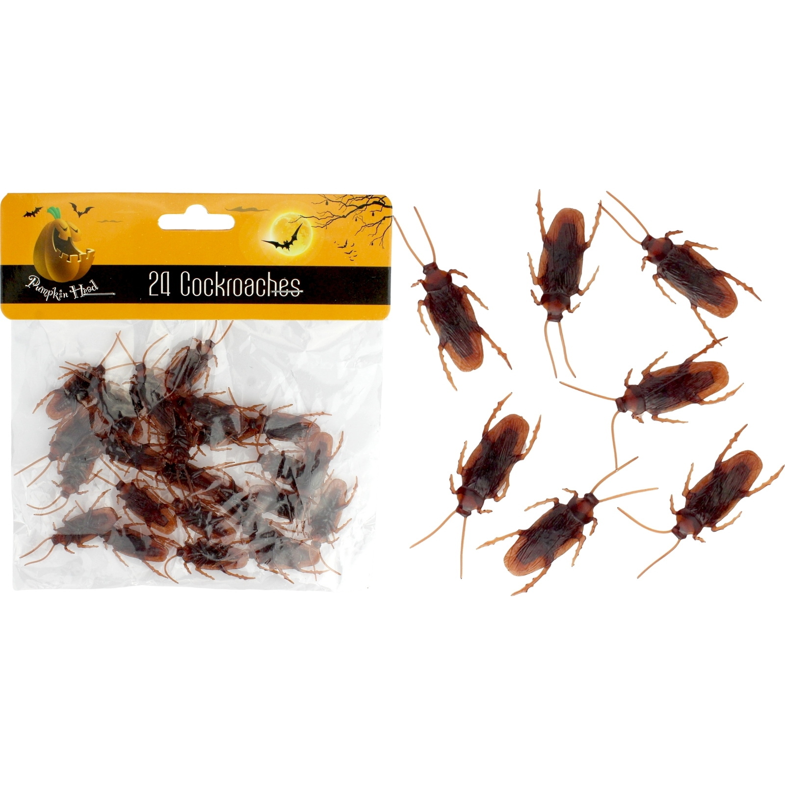 Plastic Cockroaches 3cm (Pack of 24) - Discount Party Supplies