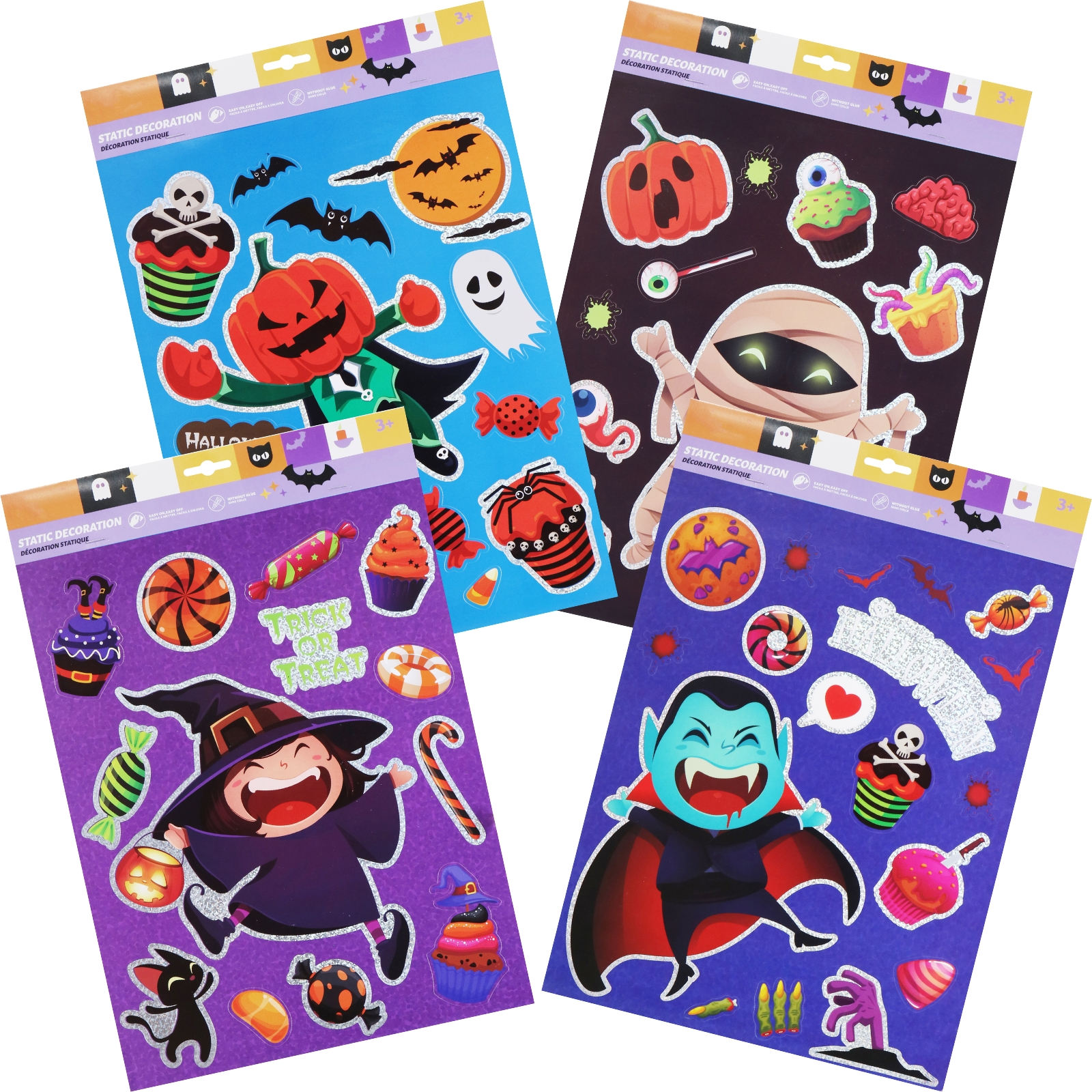 Wicked Halloween Window Stickers (1 Pack Only) - Discount Party Supplies