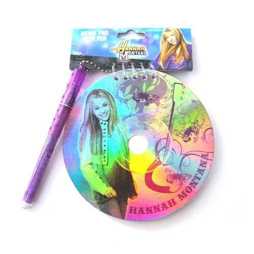 Hannah Montana CD Notepad & Pen - Discount Party Supplies