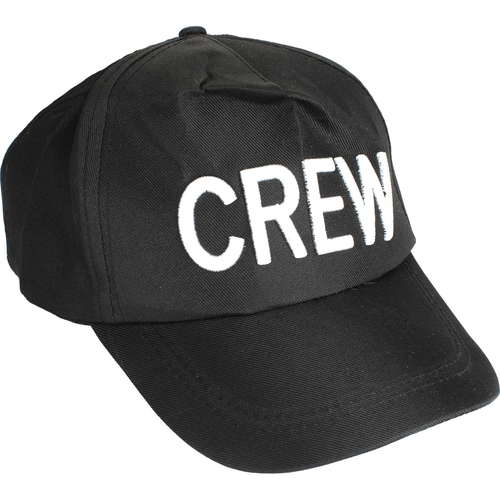 Black Crew Baseball Cap - Discount Party Supplies