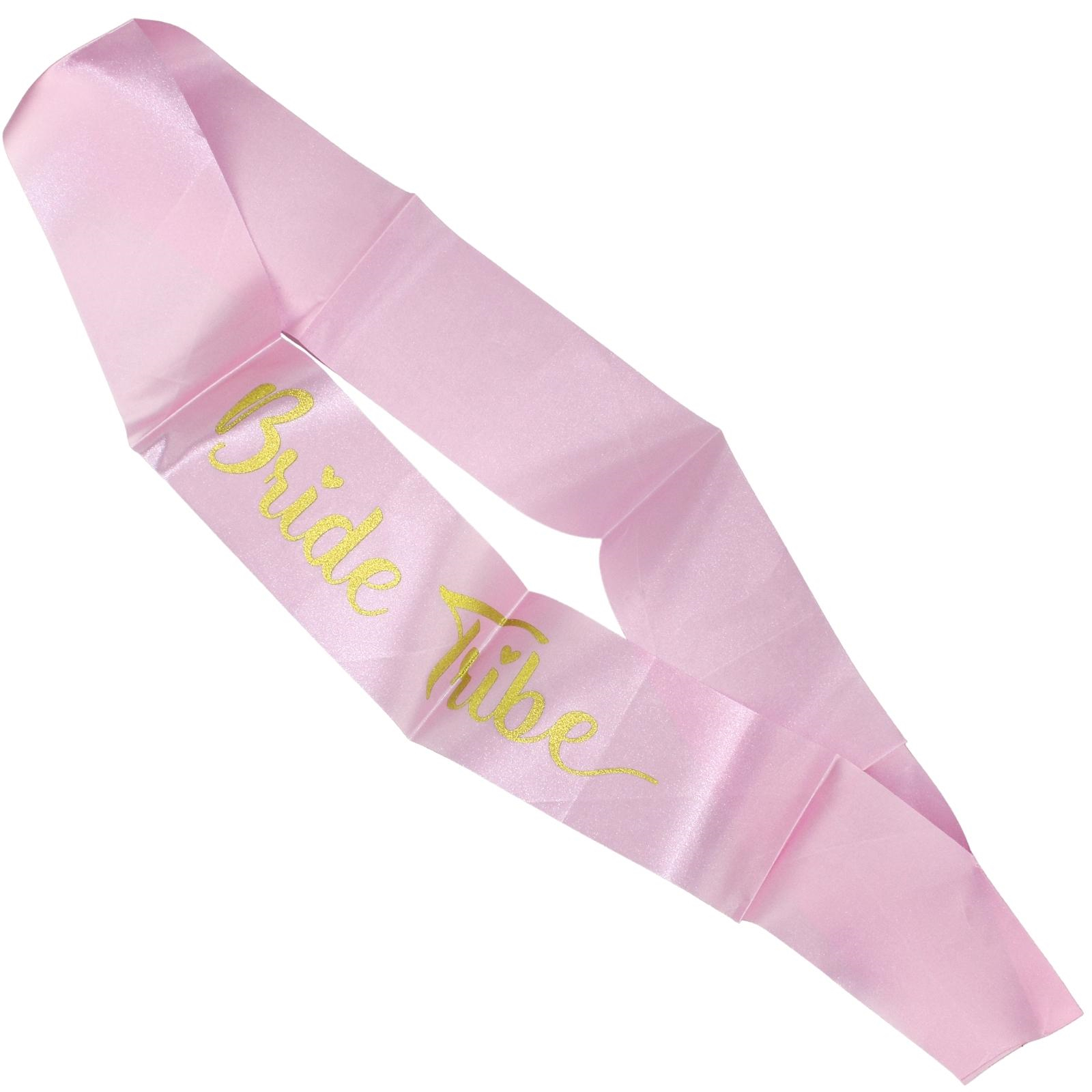 Pink Bride Tribe Sash | Hens & Bucks | Occasion & Event Party Supplies ...