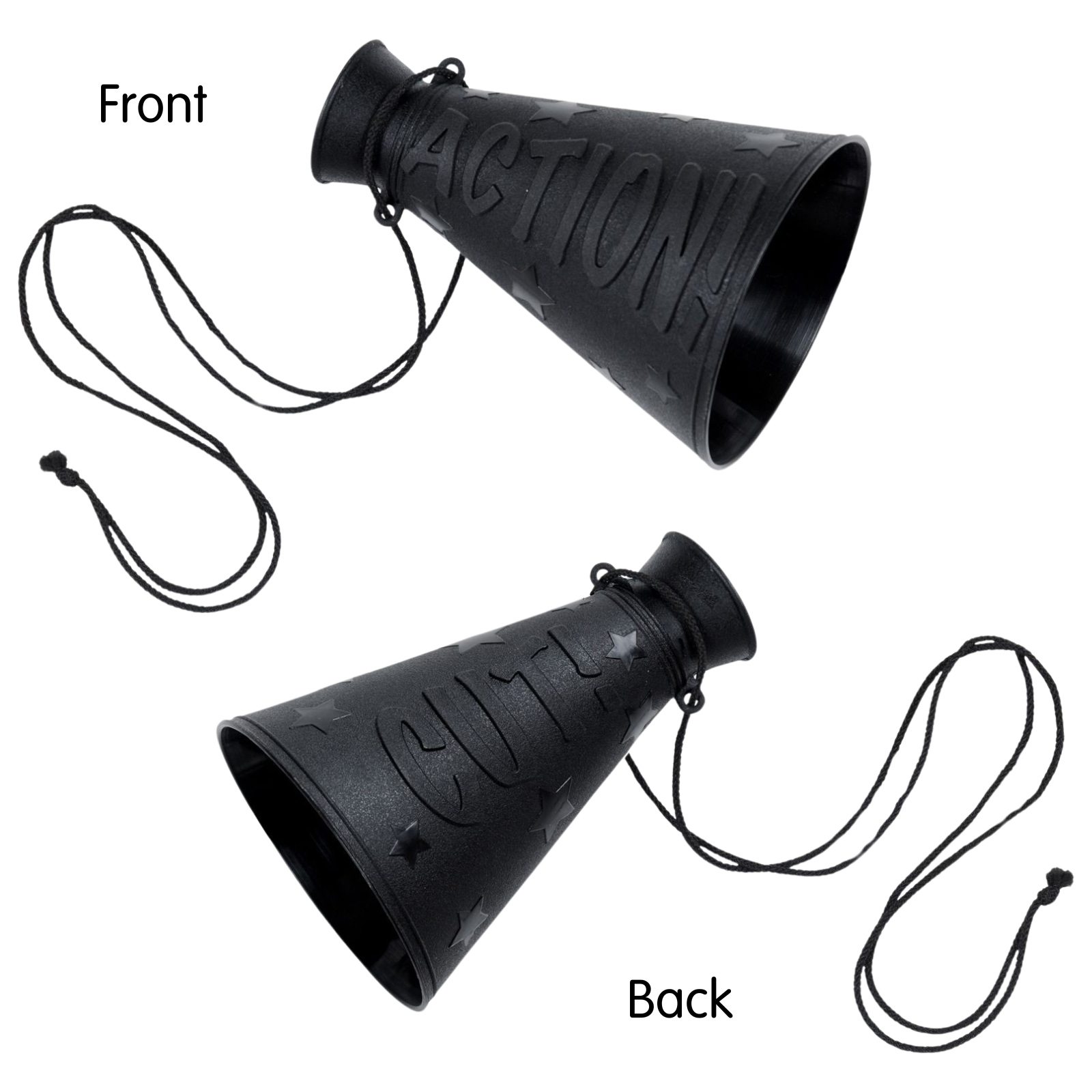 Black Plastic Movie Megaphone | Hollywood | Themed Party Supplies ...