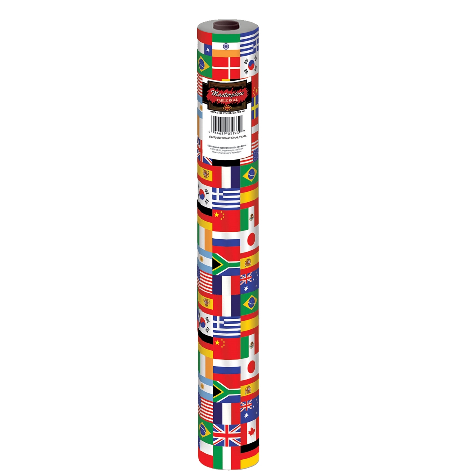 International Flags Plastic Table Roll Tablecloth 30m - Discount Party ...