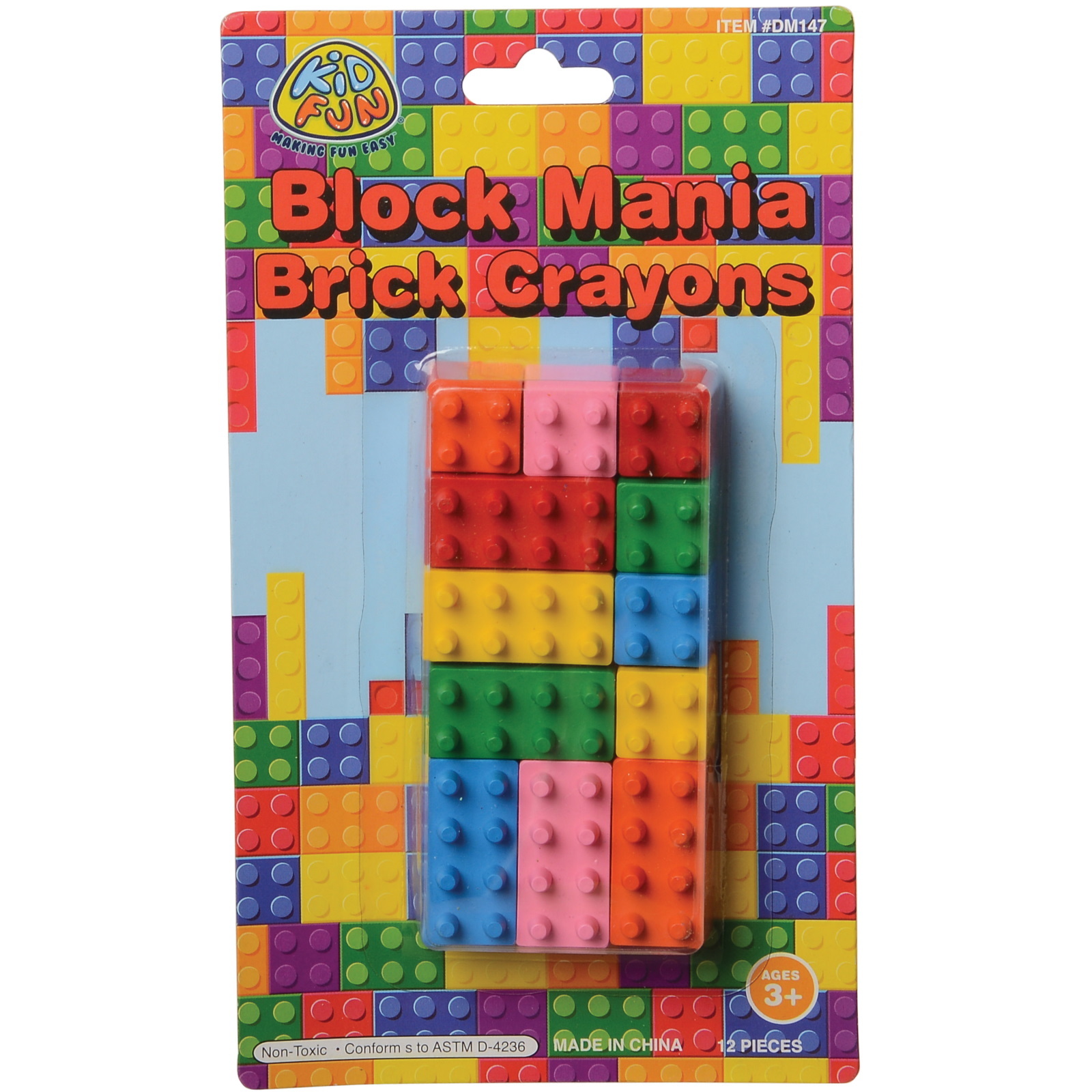 Block Mania Brick Crayons (Pack of 12) | Lego | Boys and Girls Birthday ...