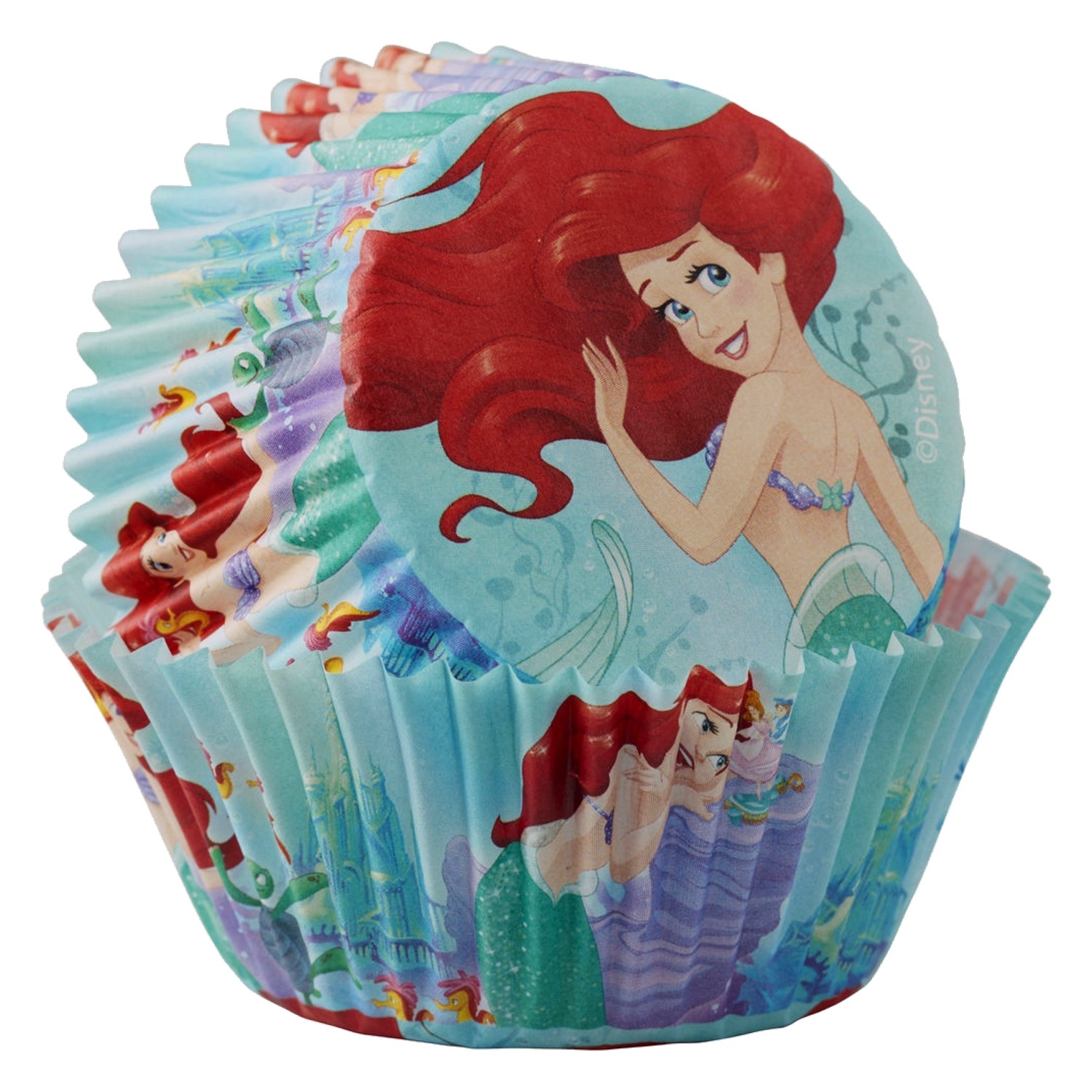 Disney Princess Ariel Baking Cups Patty Pans (Pack of 50) - Discount ...