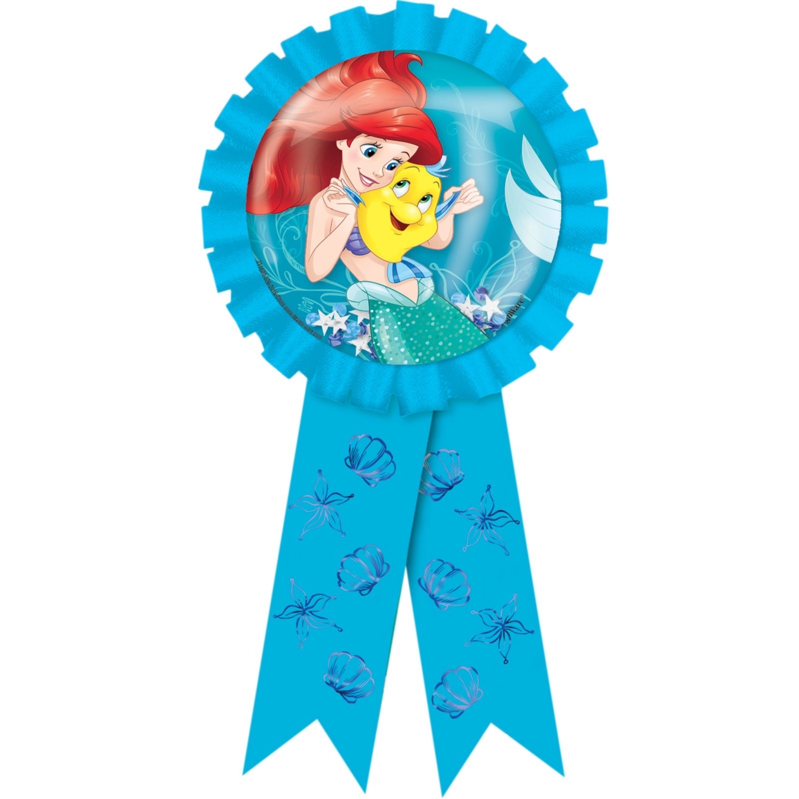 Ariel The Little Mermaid Dream Big Award Ribbon - Discount Party Supplies