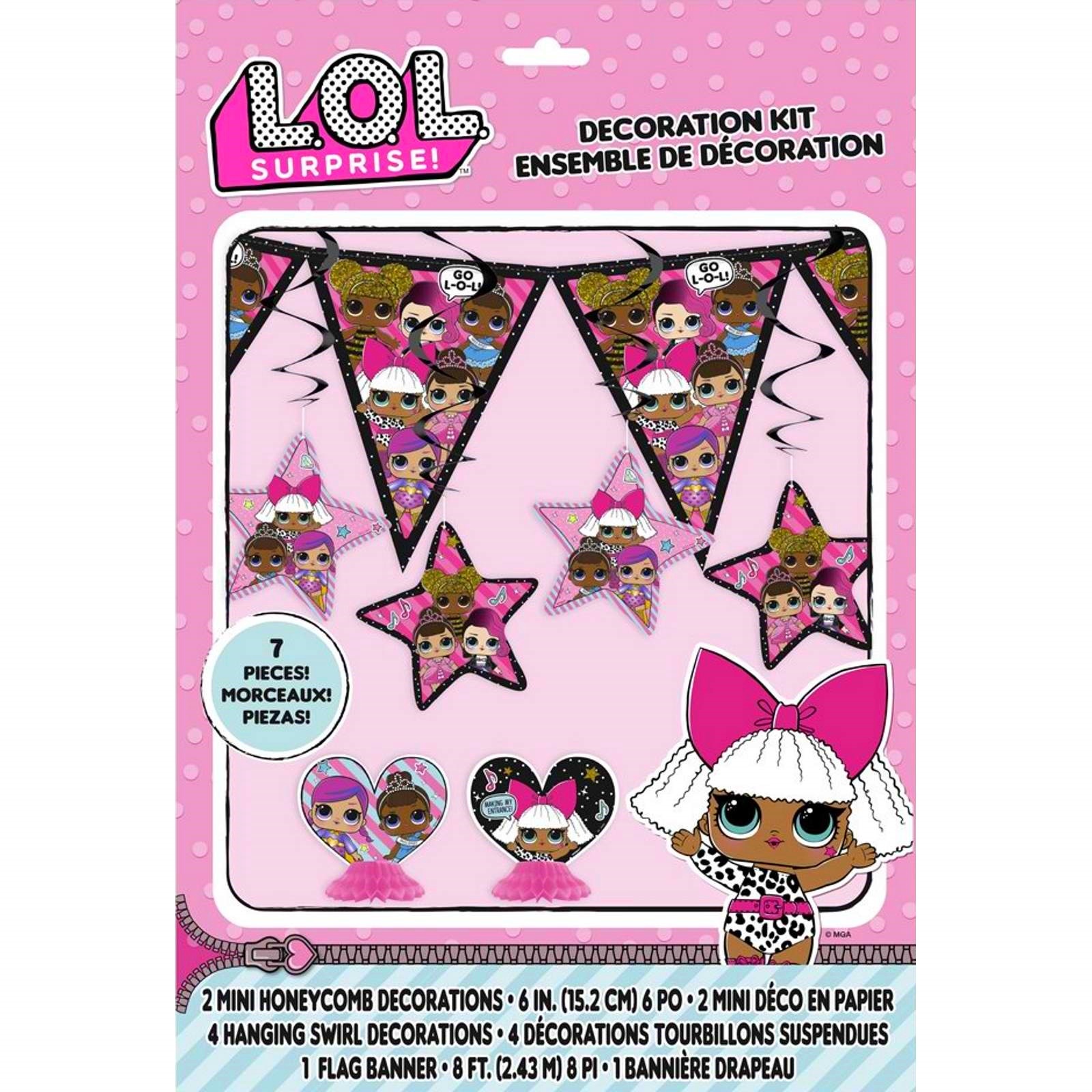 LOL Surprise Room Decorating Kit - Discount Party Supplies