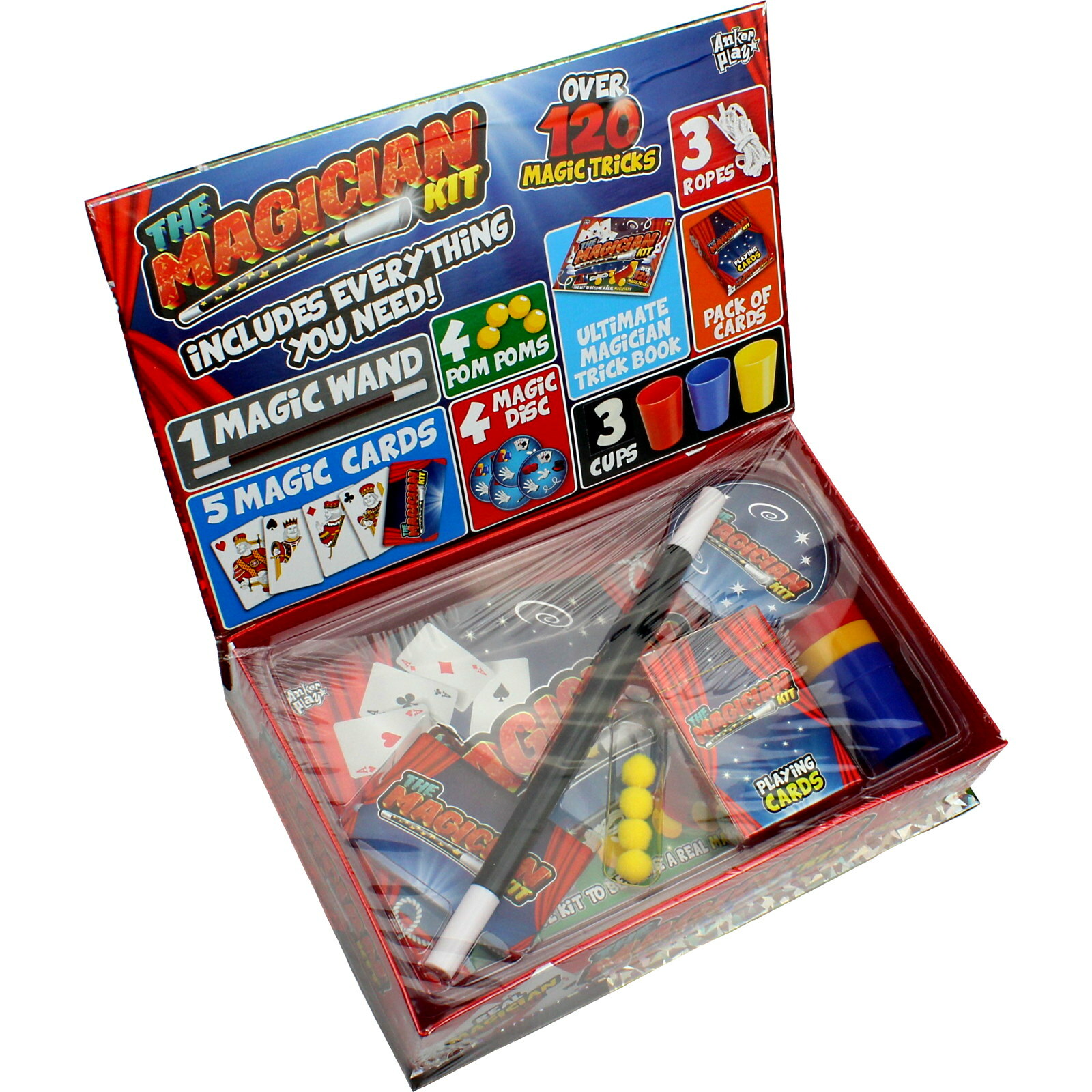 Kids Magician Kit (120 Tricks) | Magic Party | Themed Party Supplies ...