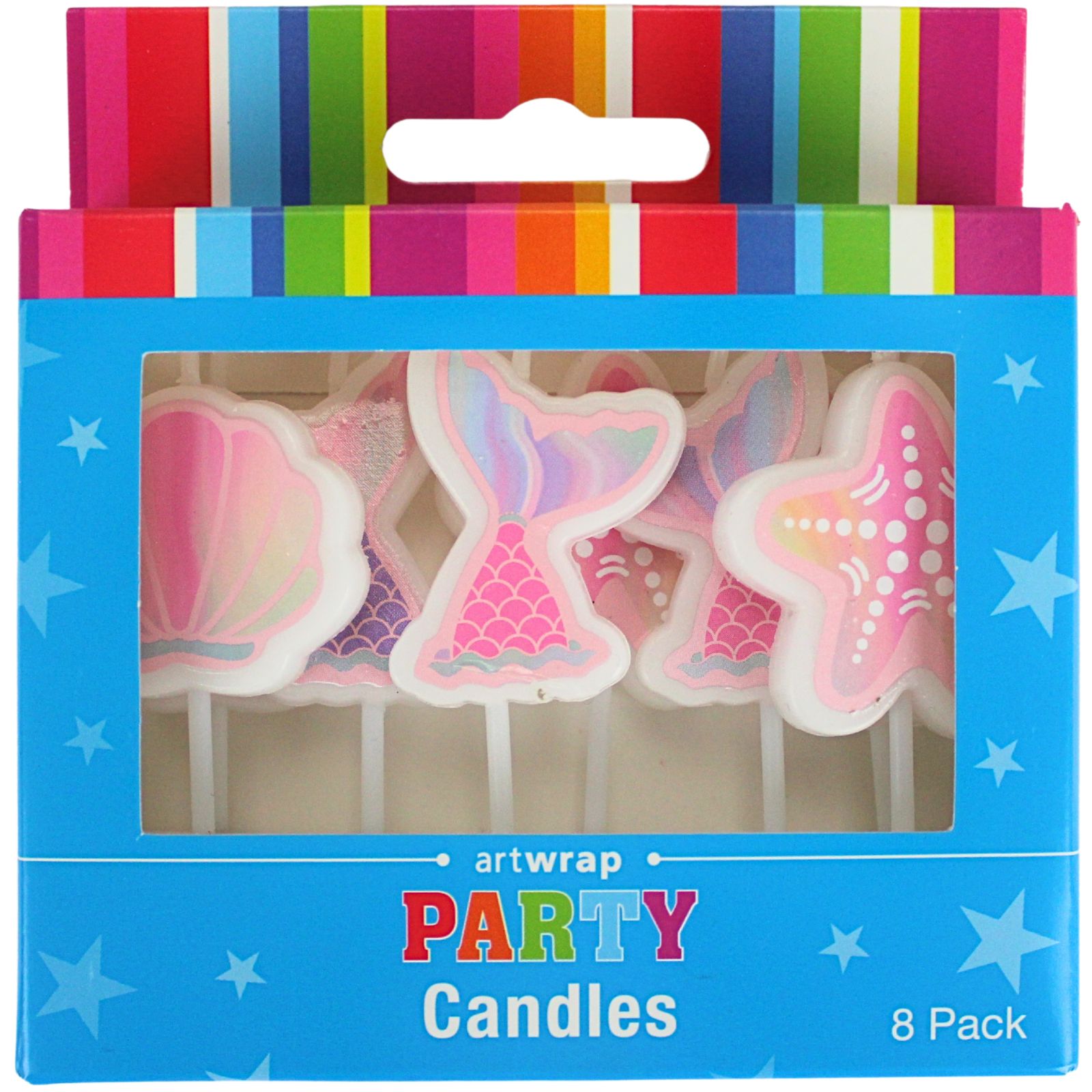 Mermaid Candles (Set of 8) - Discount Party Supplies