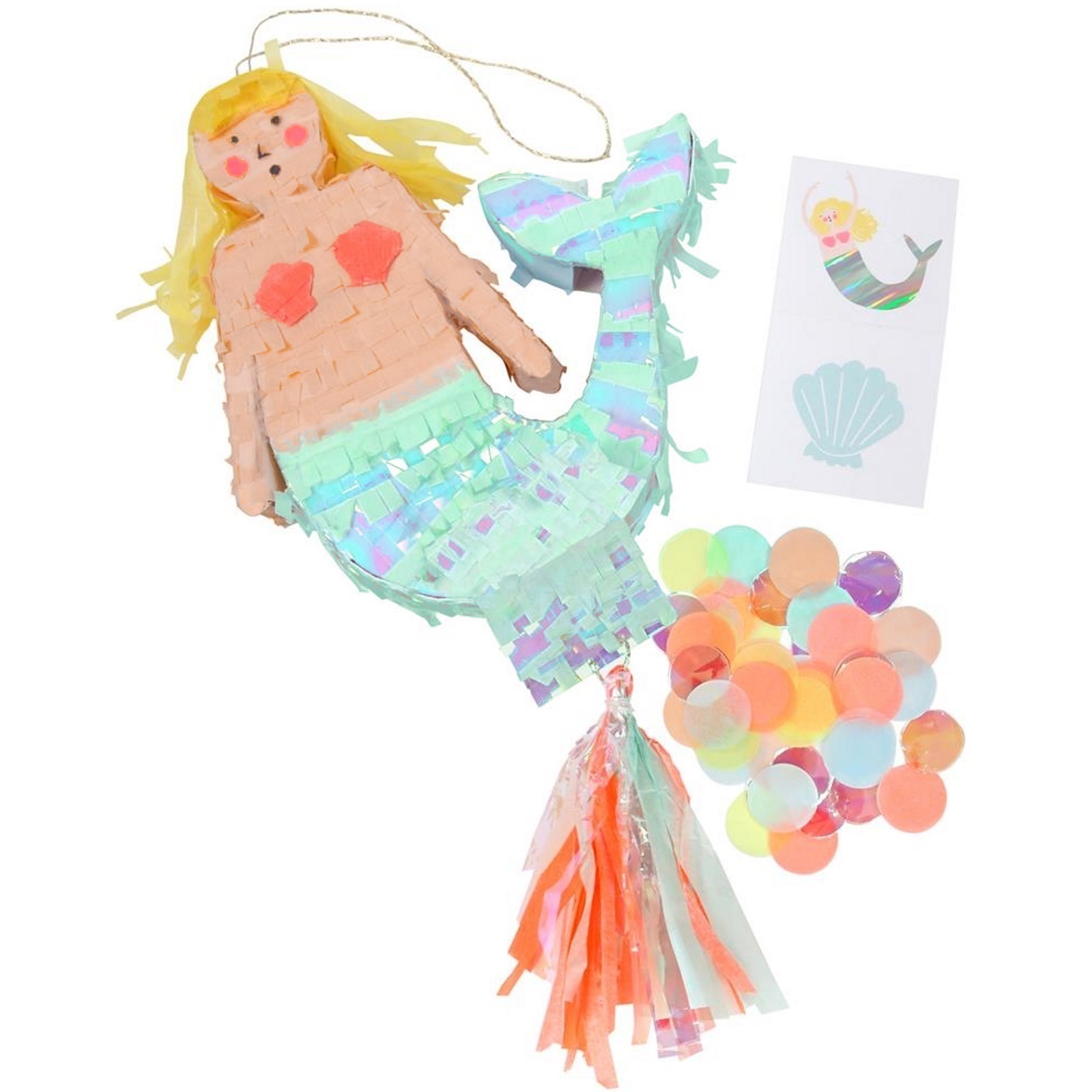 Meri Meri Mini Mermaid Pinata Favour - Discount Party Supplies