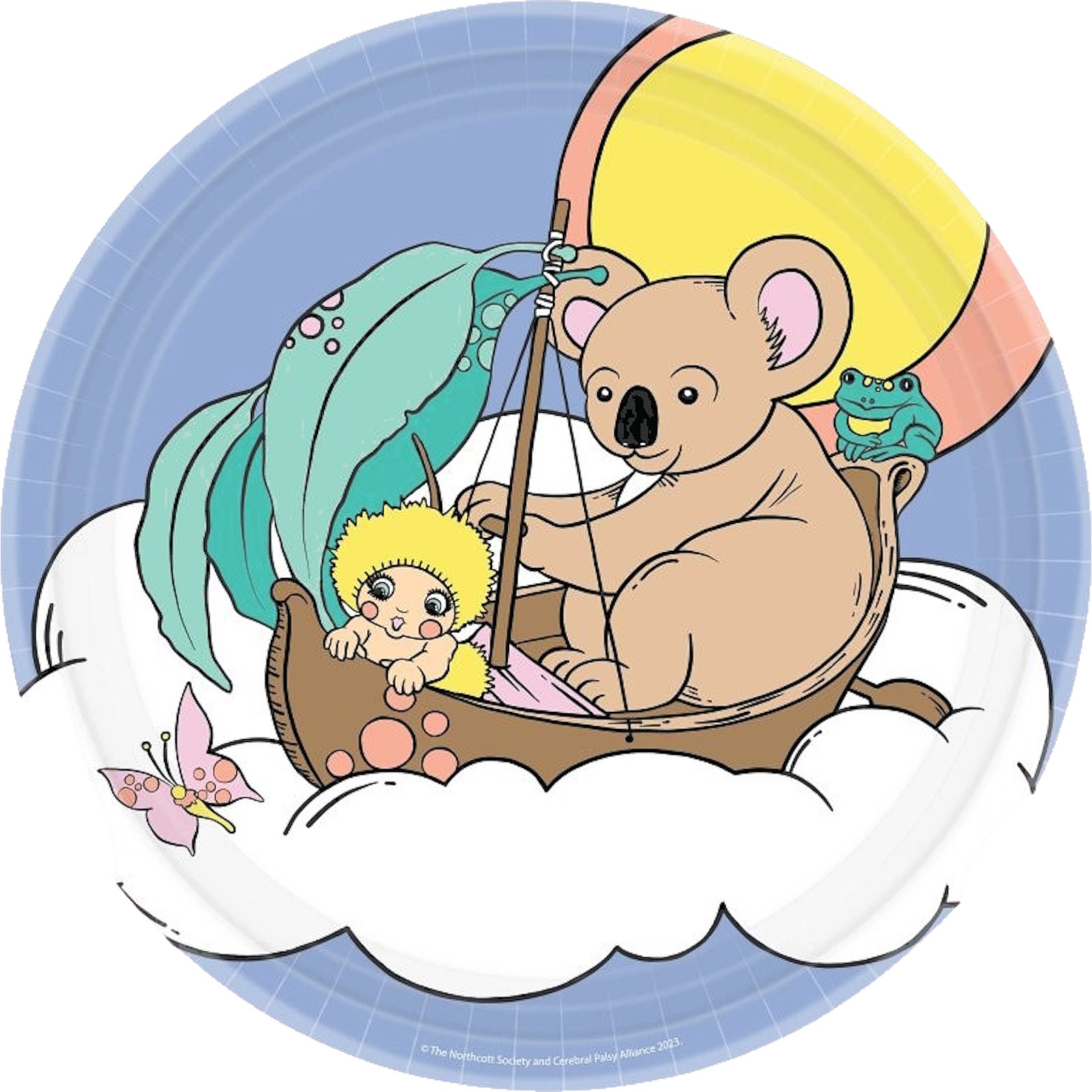 May Gibbs Kasey Rainbow Large Paper Plates NCP (Pack of 8) | May Gibbs ...