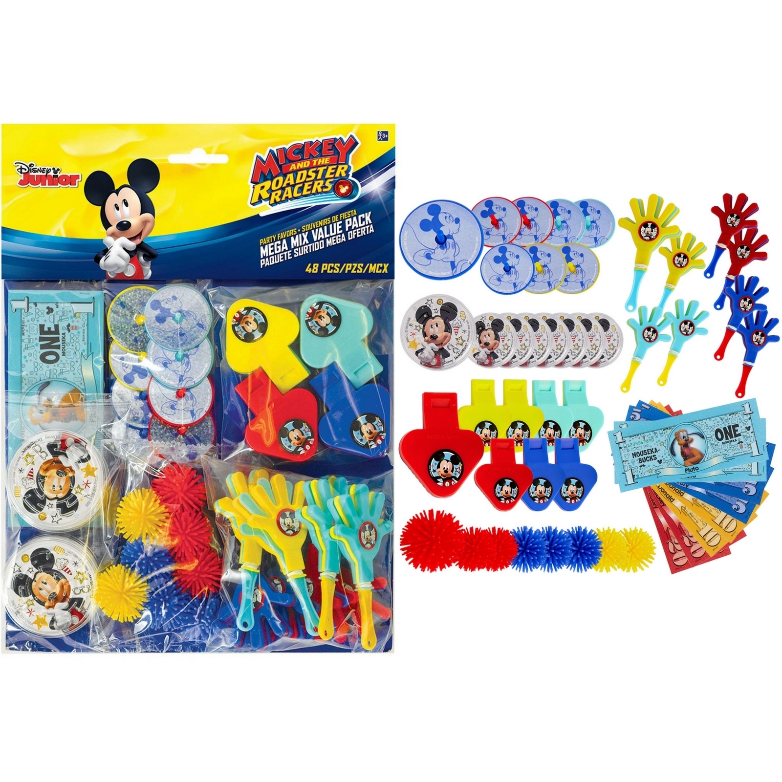 Mickey Mouse on the Go Mega Value Favour Pack (48 Pieces) - Discount ...