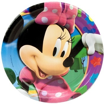 Minnie Mouse Small Paper Plates (Pack of 8) | Minnie Mouse | Girls ...