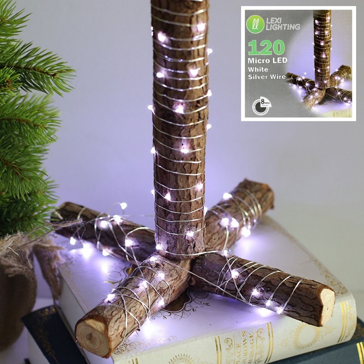 120 Cool White LED Micro Lights - Discount Party Supplies