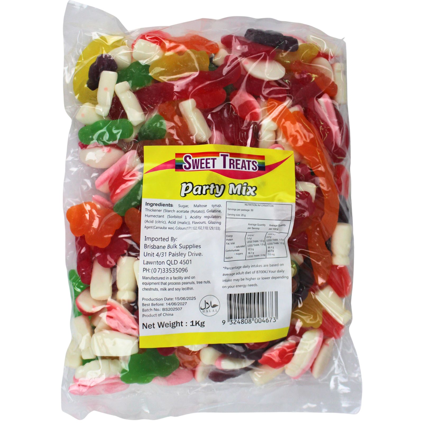 Sweet Treats Party Mix Lollies (1kg Bag) - Discount Party Supplies