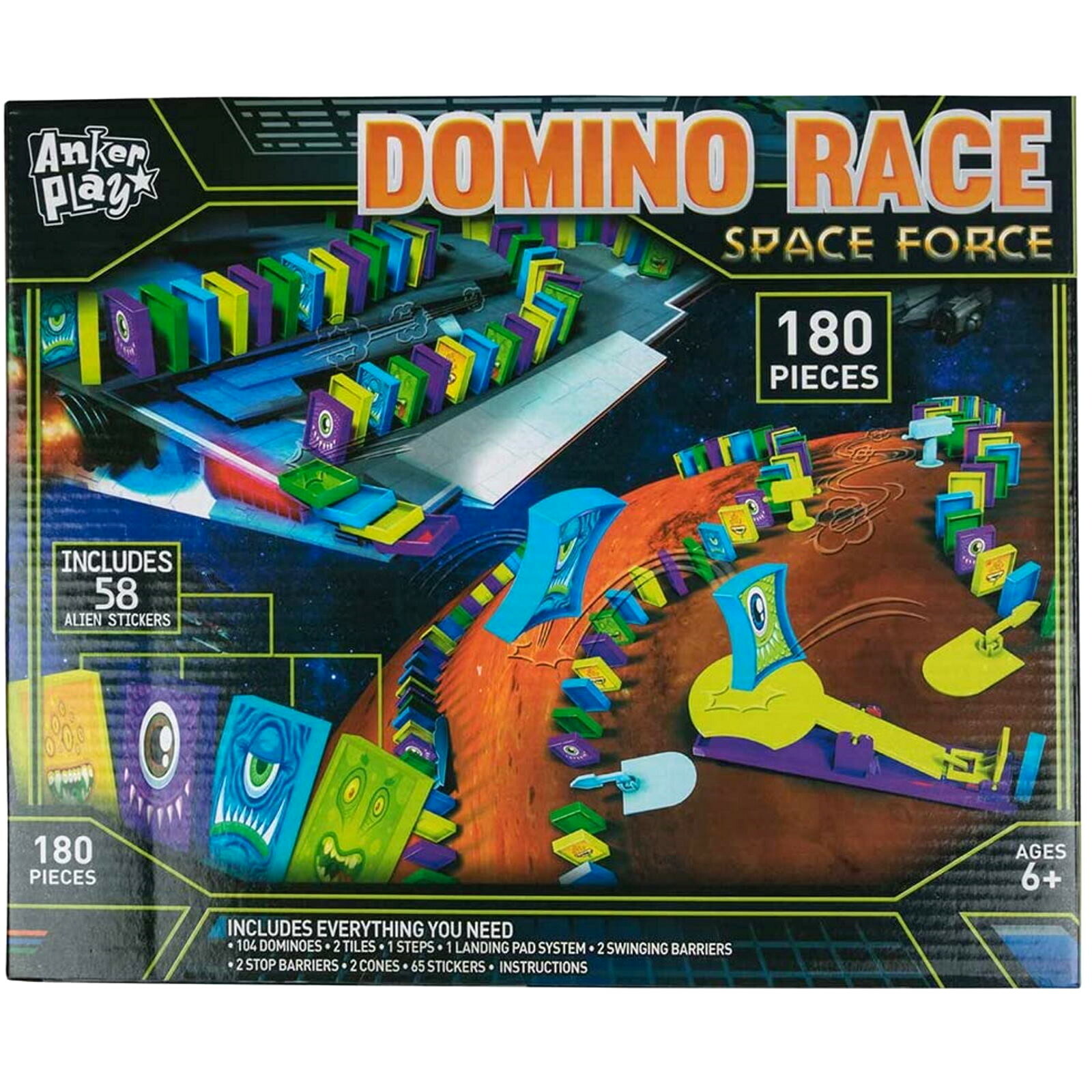 Space Force Domino Race Game | Discount Party Supplies - Discount Party Supplies