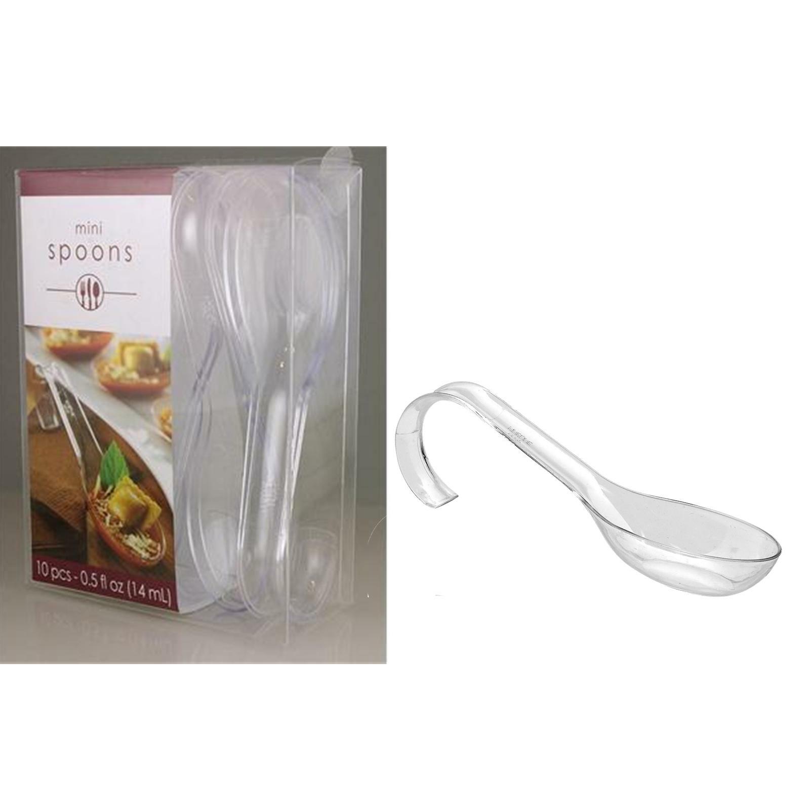 Mini Cocktail Food Spoons (Pack of 10) - Discount Party Supplies