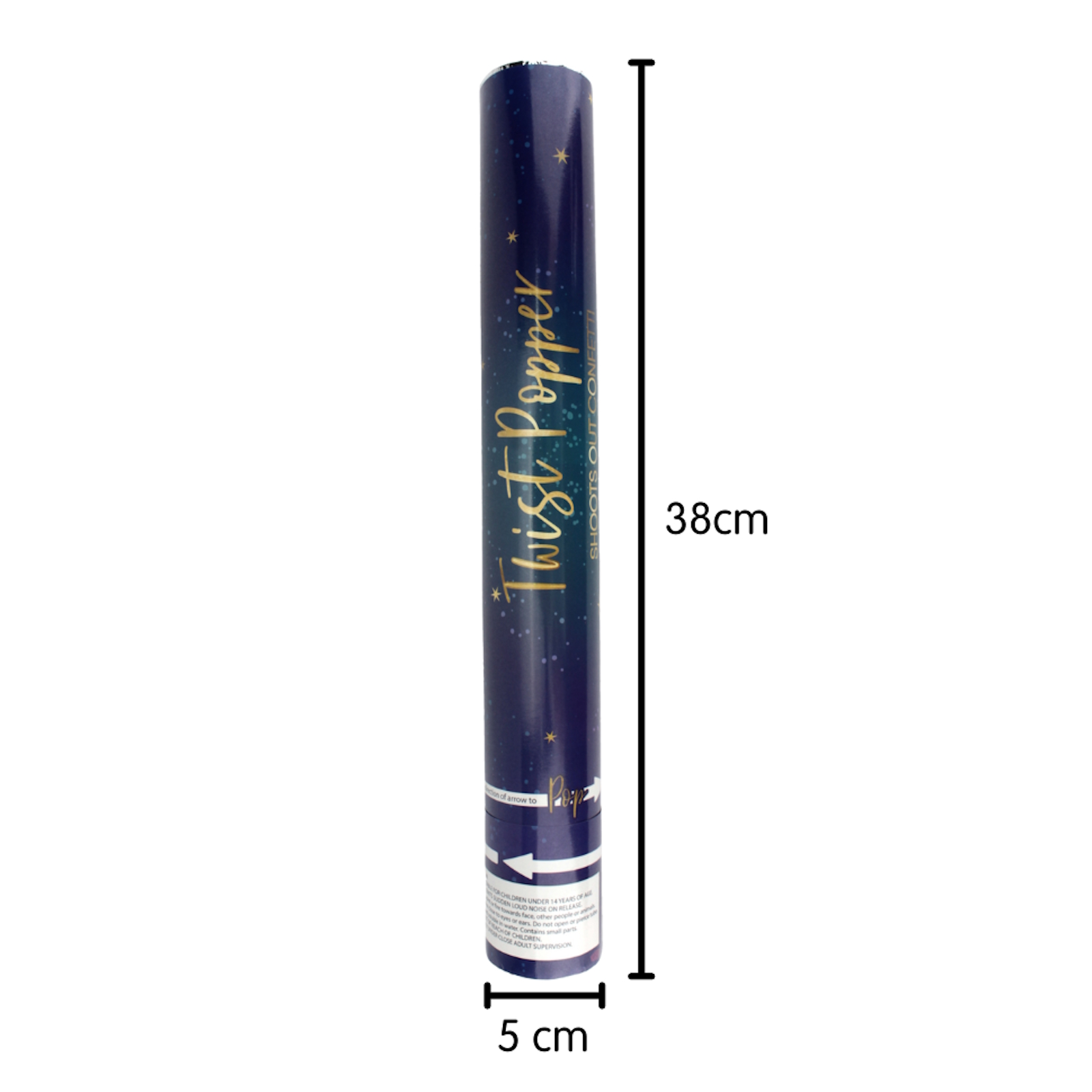 Celebration Confetti Twist Popper | New Year Party Supplies | Occasion ...