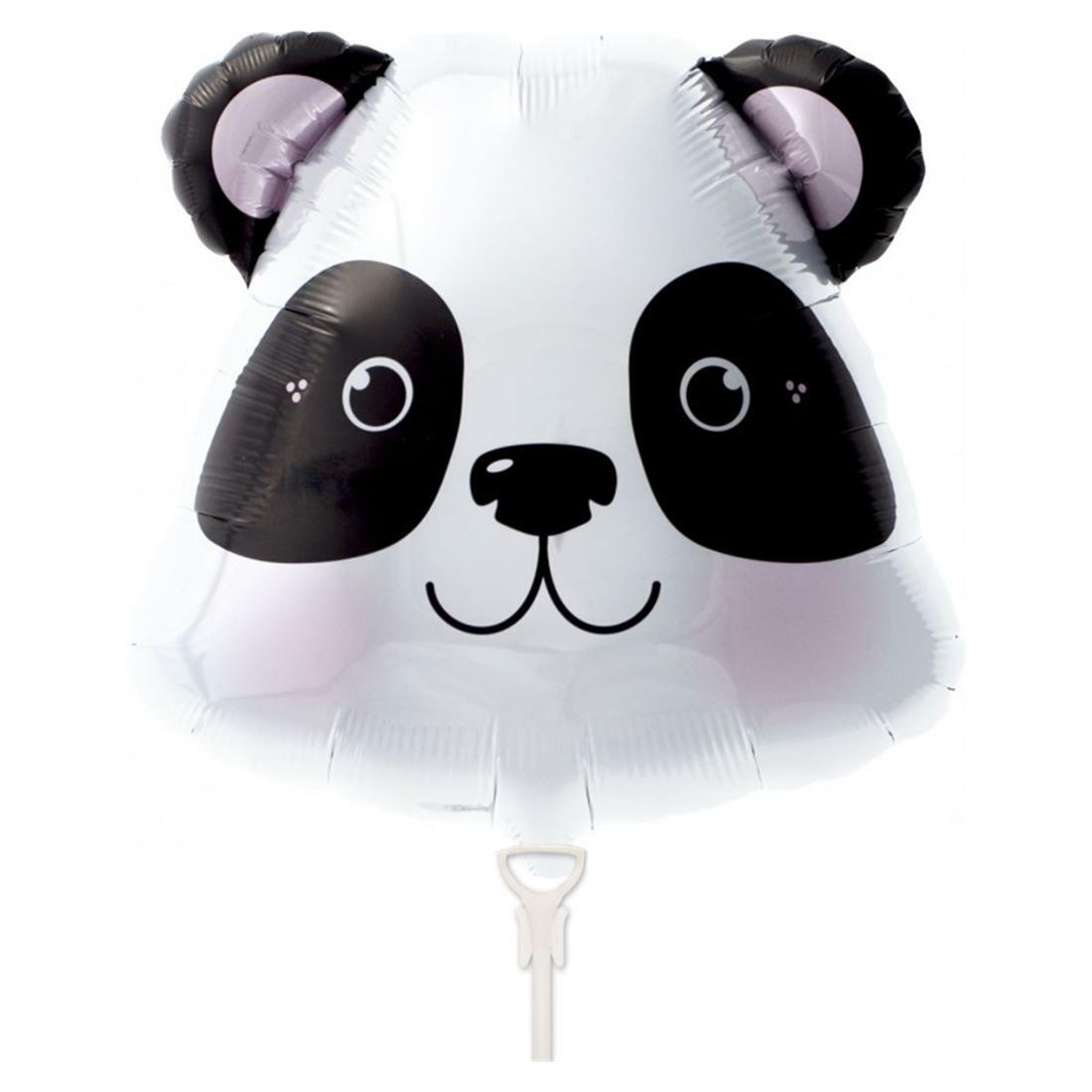 Panda Air Fill Balloon On Stick - Discount Party Supplies