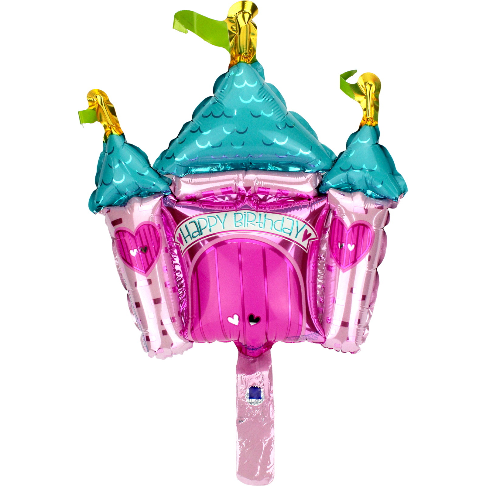 Princess Castle Air Fill Balloon 35cm - Discount Party Supplies