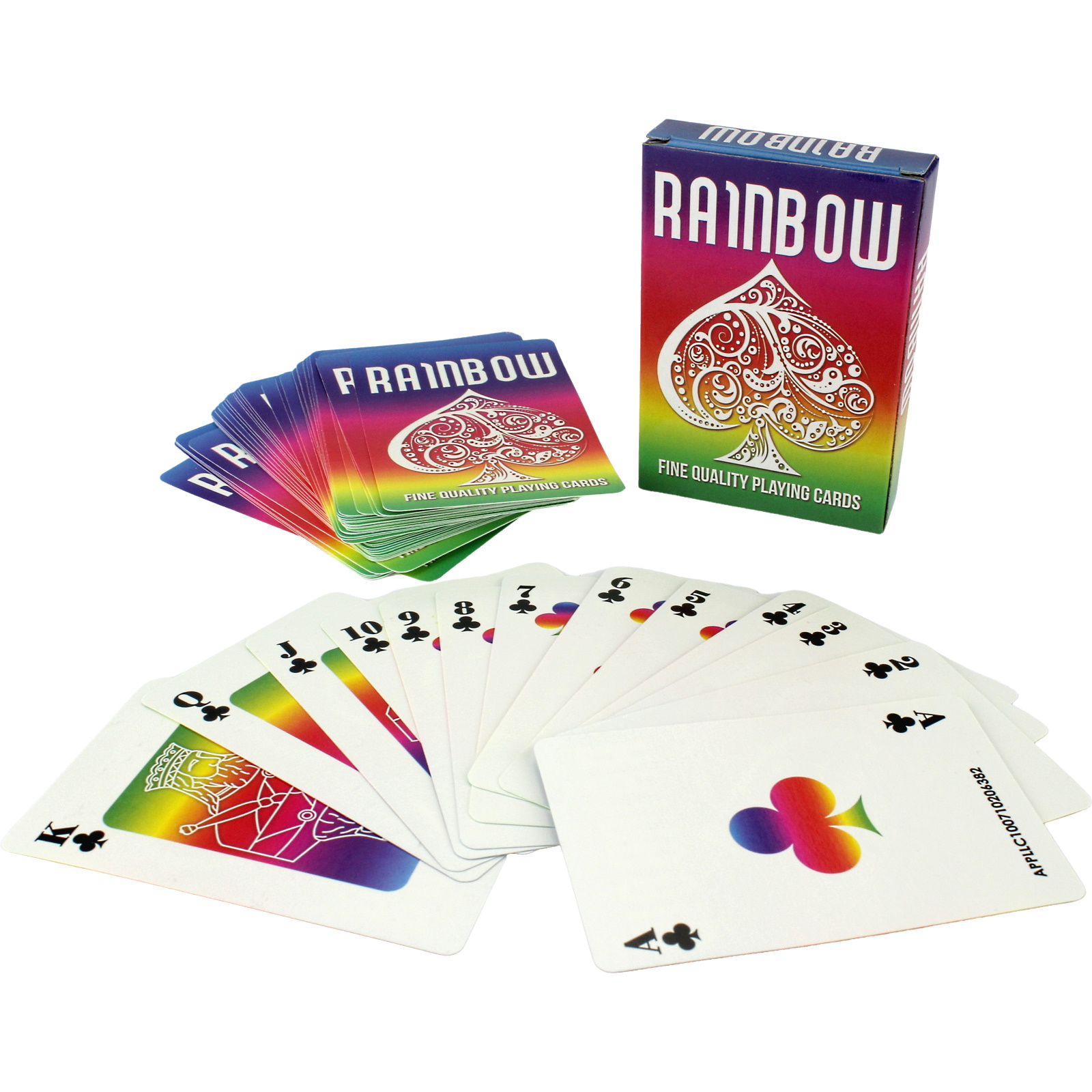 Rainbow Coloured Playing Cards (1 Deck) - Discount Party Supplies