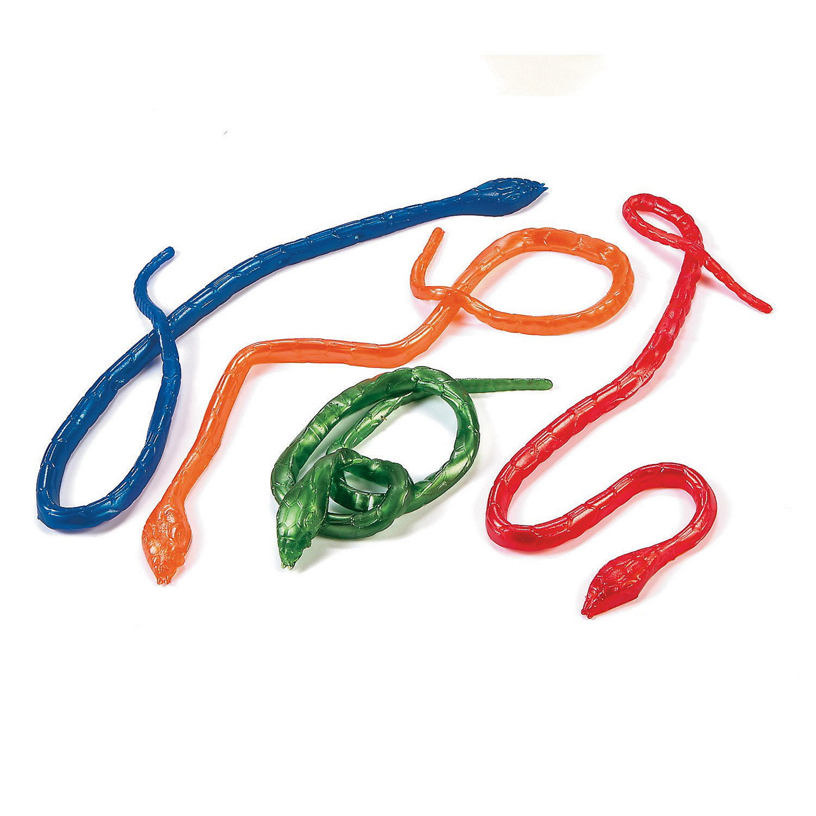 Large Sticky Metallic Snakes (Pack of 6) - Discount Party Supplies