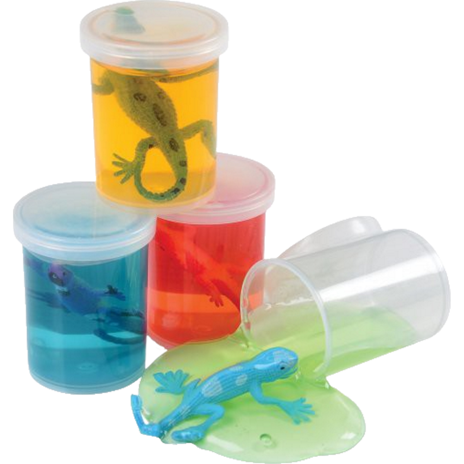 Lizard Filled Slime (Pack of 12) | Reptiles and Bugs Party Supplies ...