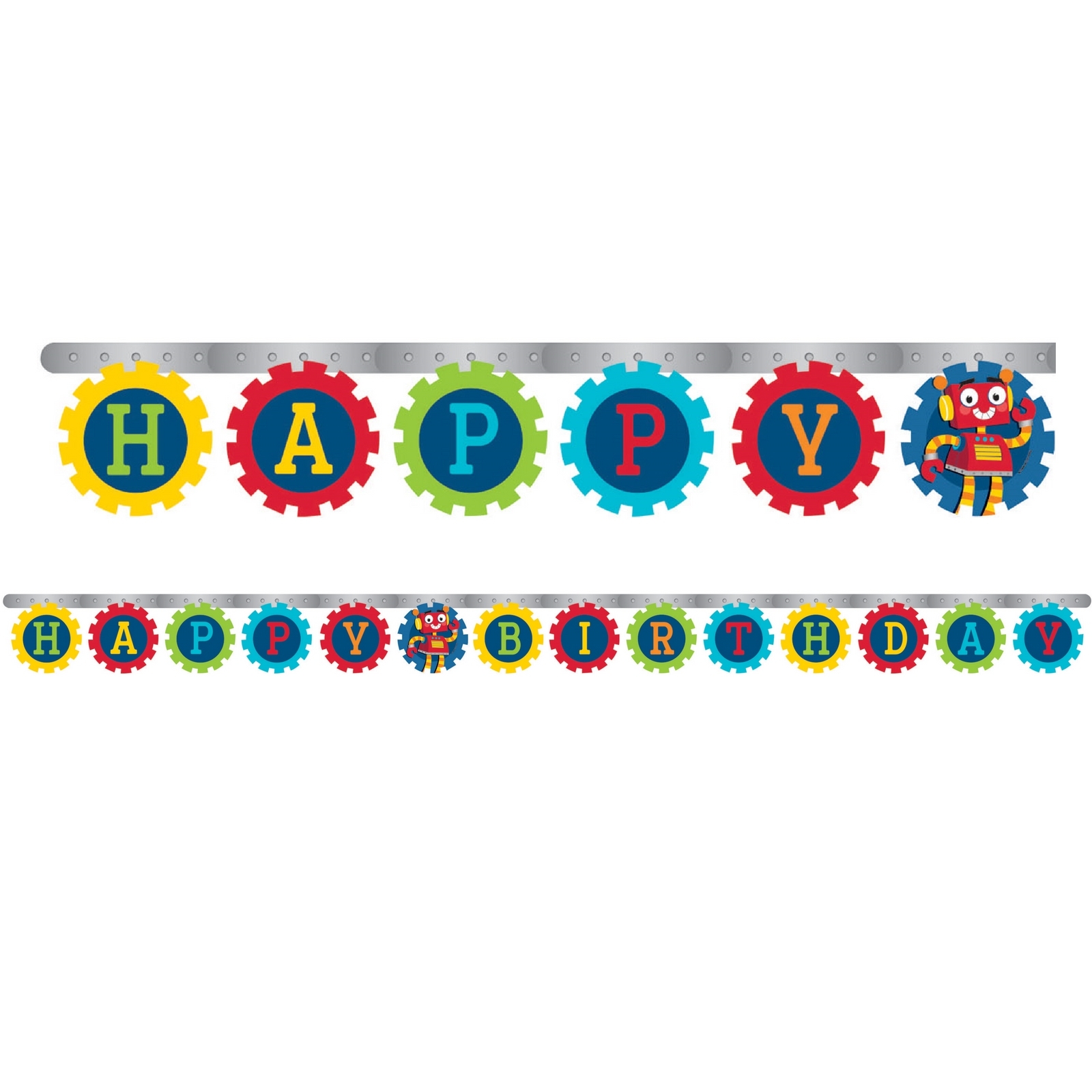 Robots Jointed Banner - Discount Party Supplies