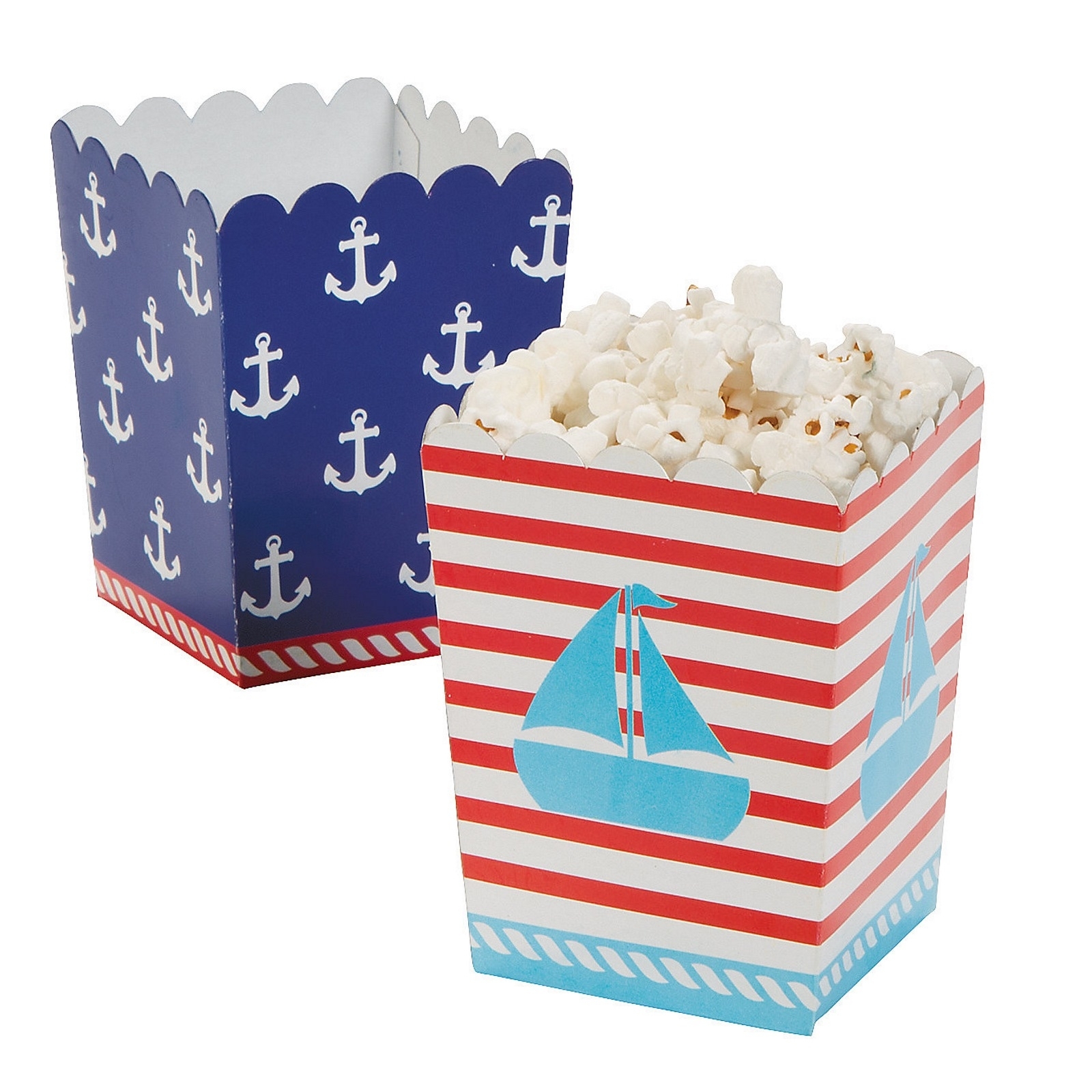 Mini Sailor Birthday Treat Boxes (Pack of 24) - Discount Party Supplies