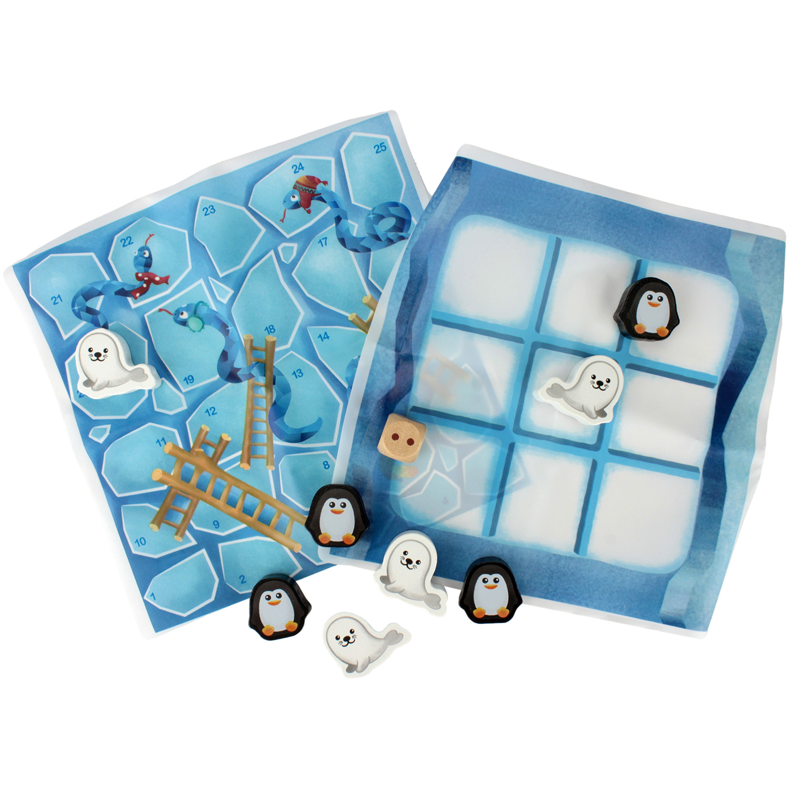 Arctic Tic Tac Toe and Snakes & Ladders Games | Under the Sea | Themed ...