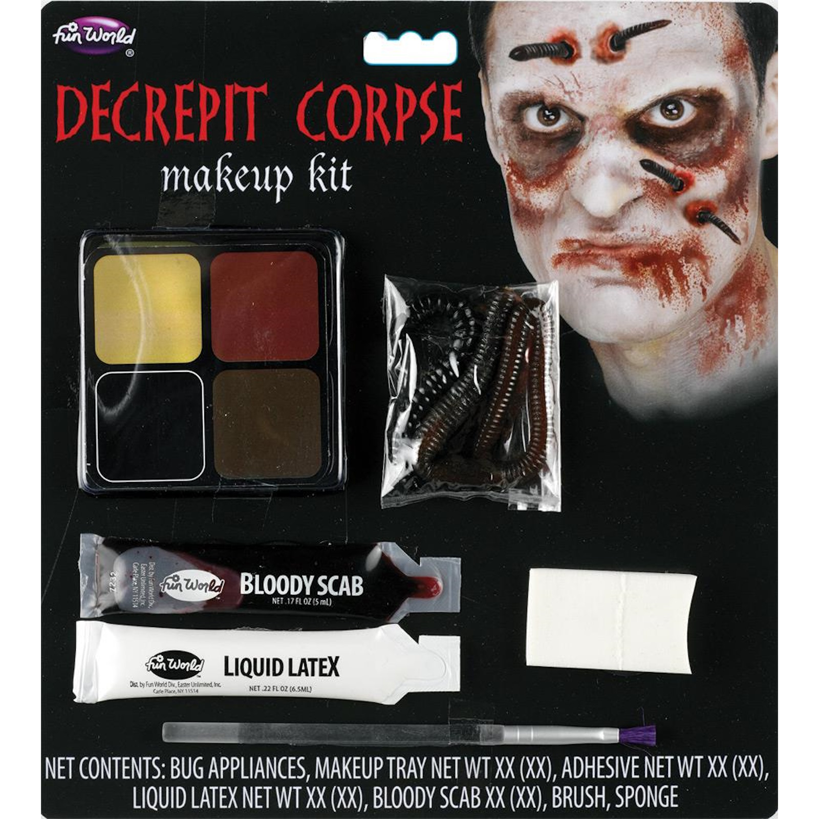 Decrepit Corpse Adult Makeup Kit - Discount Party Supplies