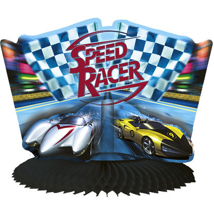 Speed Racer Party Centrepiece - Discount Party Supplies
