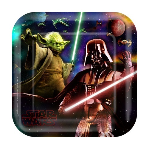 Star Wars: Feel the Force Large Paper Plates (Pack of 8) - Discount ...