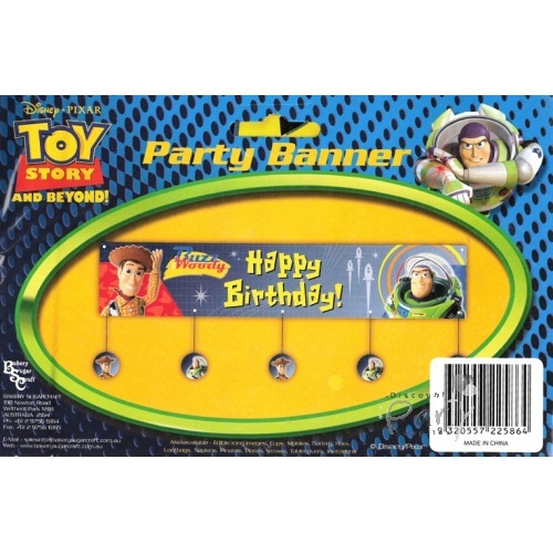 Toy Story Happy Birthday Banner - Discount Party Supplies