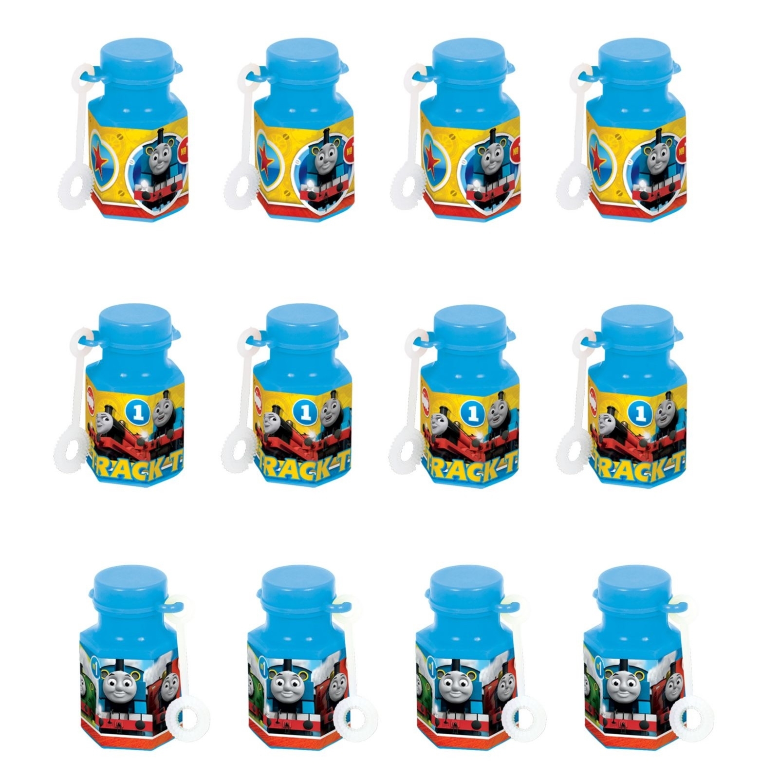 Thomas The Tank Engine All Aboard Mini Bubble Bottles (Set of 12 ...