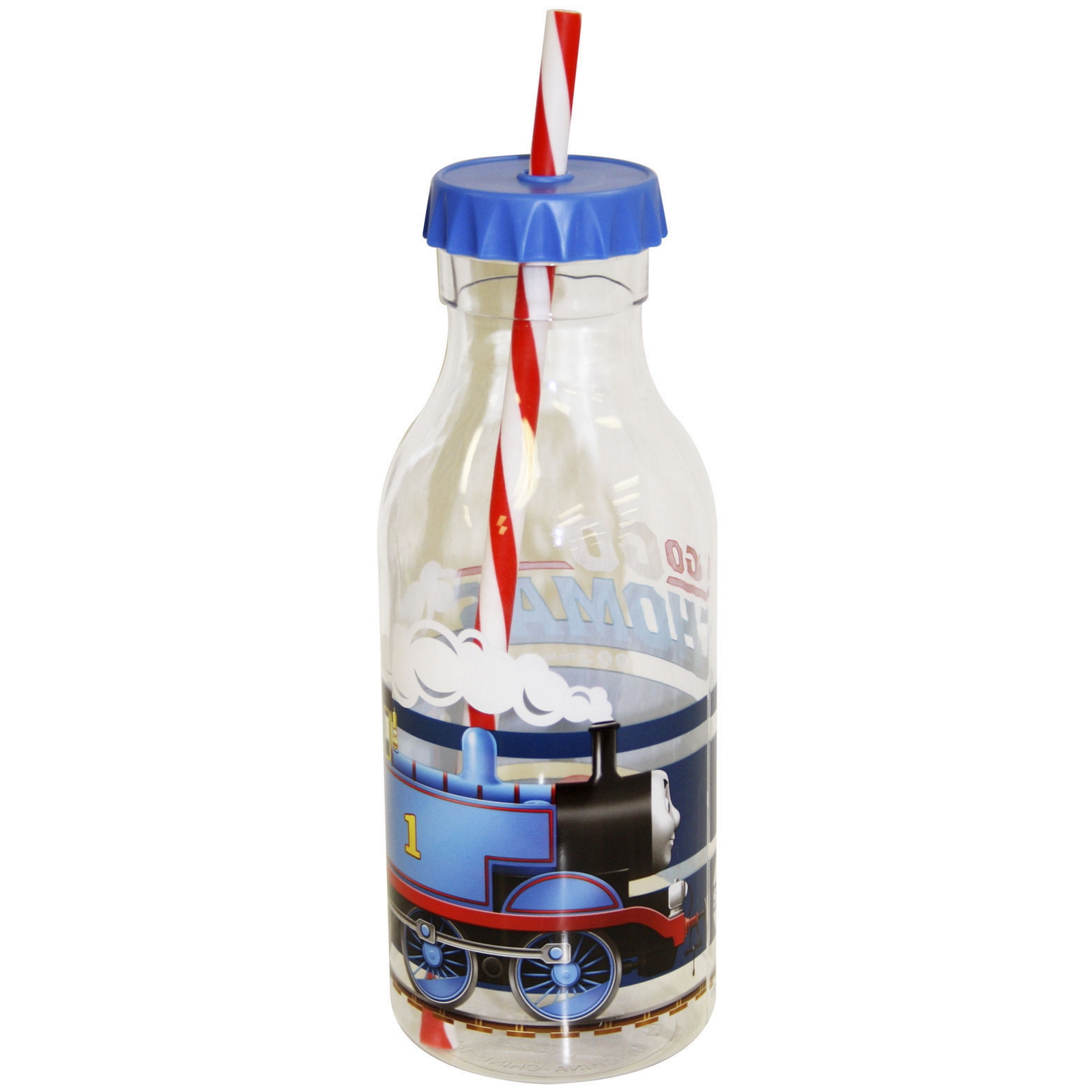 Thomas The Tank Engine Plastic Soda Bottle With Straw | Thomas the Tank ...