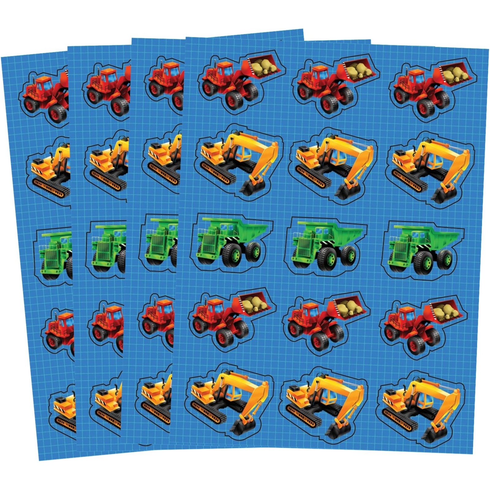 Under Construction Stickers (4 Sheets) | Construction | Boys Birthday ...