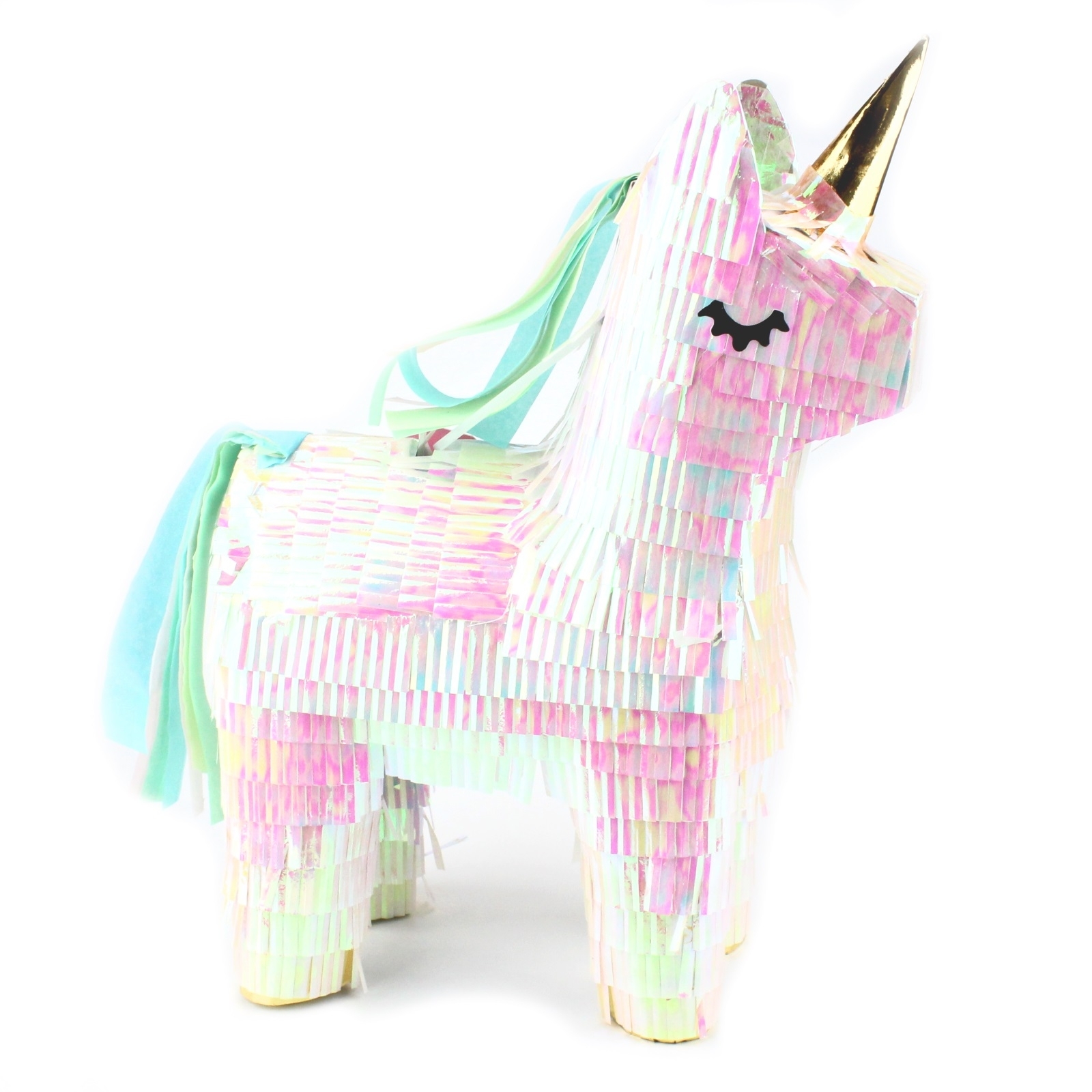 Mini Shiny Unicorn Pinata - Discount Party Supplies