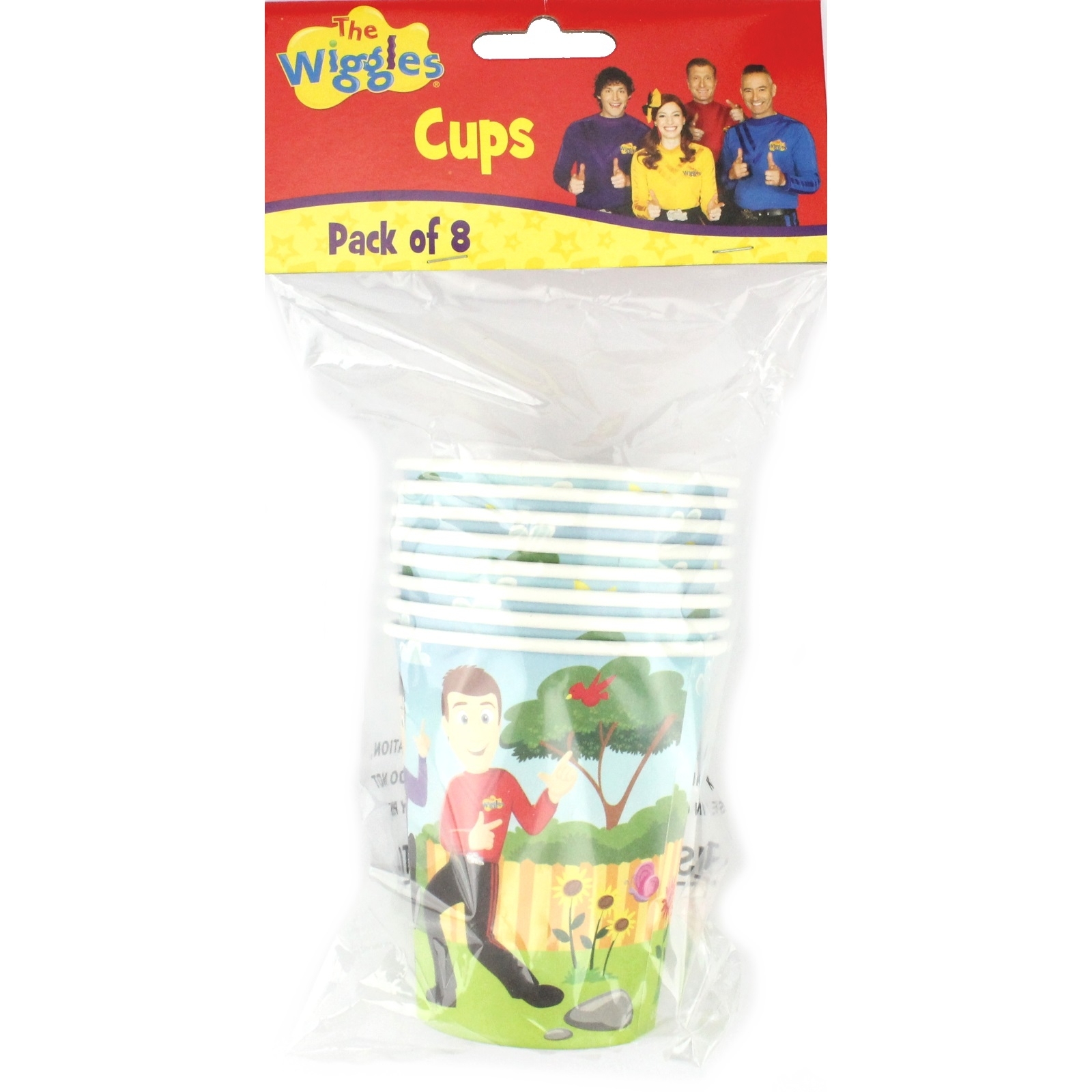 The Wiggles Paper Cups (Pack of 8) | Wiggles | Boys and Girls Birthday ...